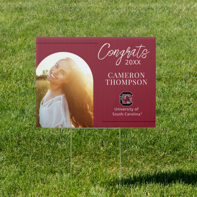 University of South Carolina Graduate | Photo Sign | Zazzle