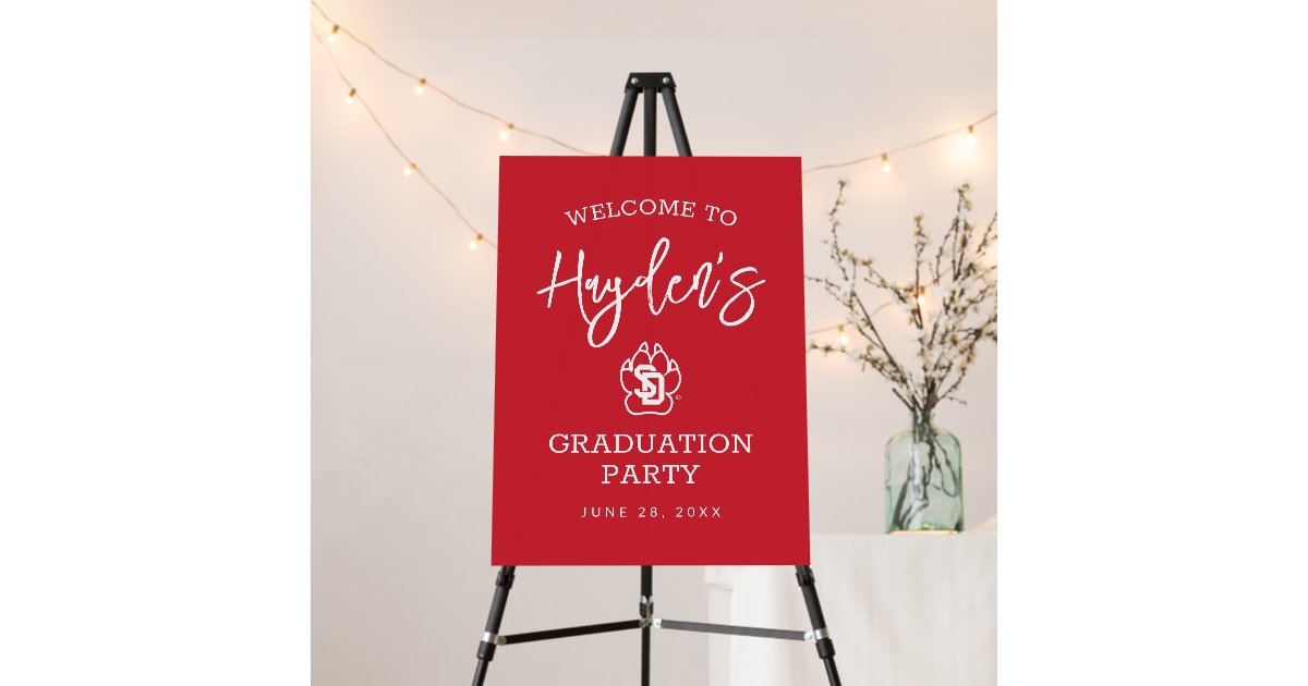 University of South Dakota Coyotes Graduation Foam Board | Zazzle