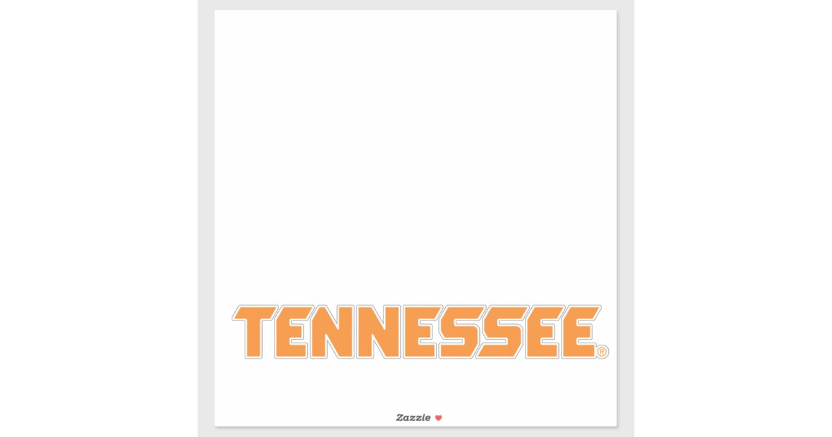 University of Tennessee Sticker | Zazzle