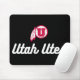 University of Utah | Vintage Script Utes Mouse Pad | Zazzle