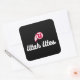 University of Utah | Vintage Script Utes Square Sticker | Zazzle
