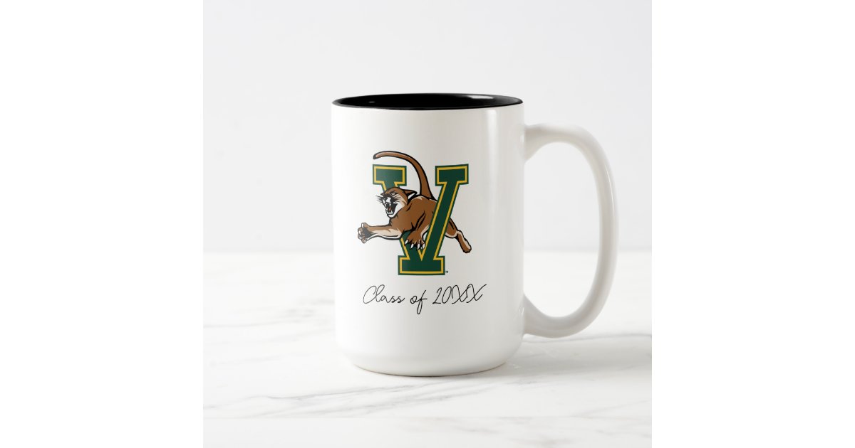 University of Vermont Catamount V Graduation Two-Tone Coffee Mug | Zazzle
