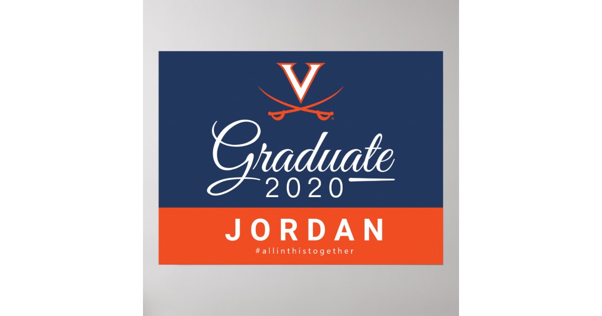 University of Virginia 2020 Graduate Poster | Zazzle