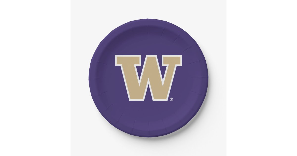 University of Washington Paper Plates | Zazzle