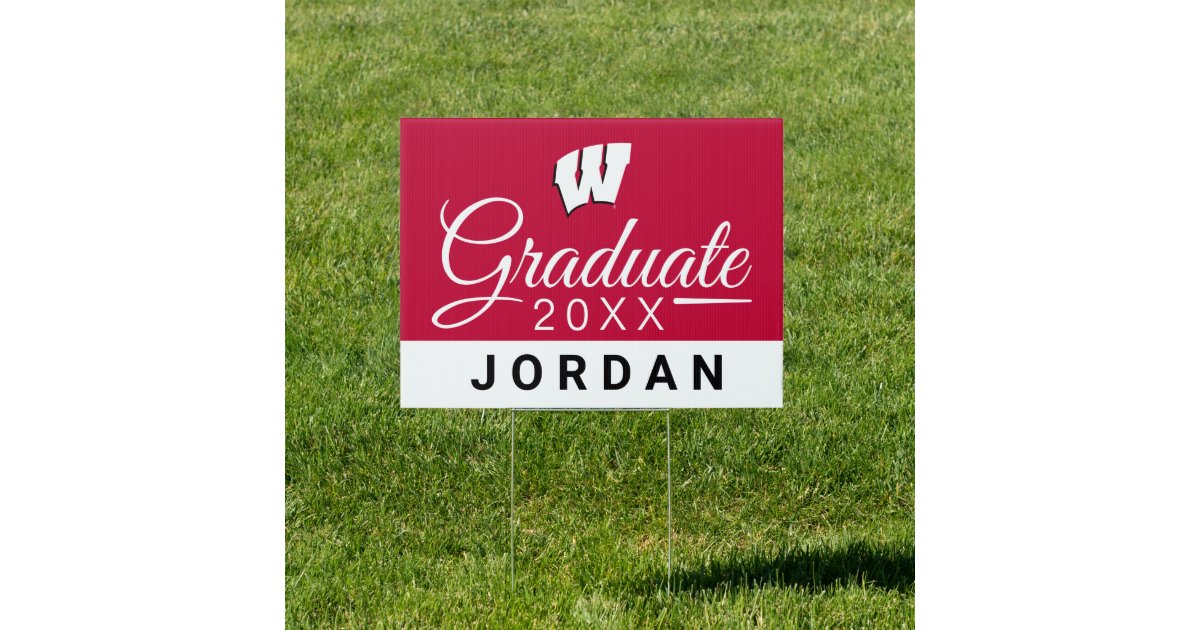 University of Wisconsin Graduate Sign | Zazzle