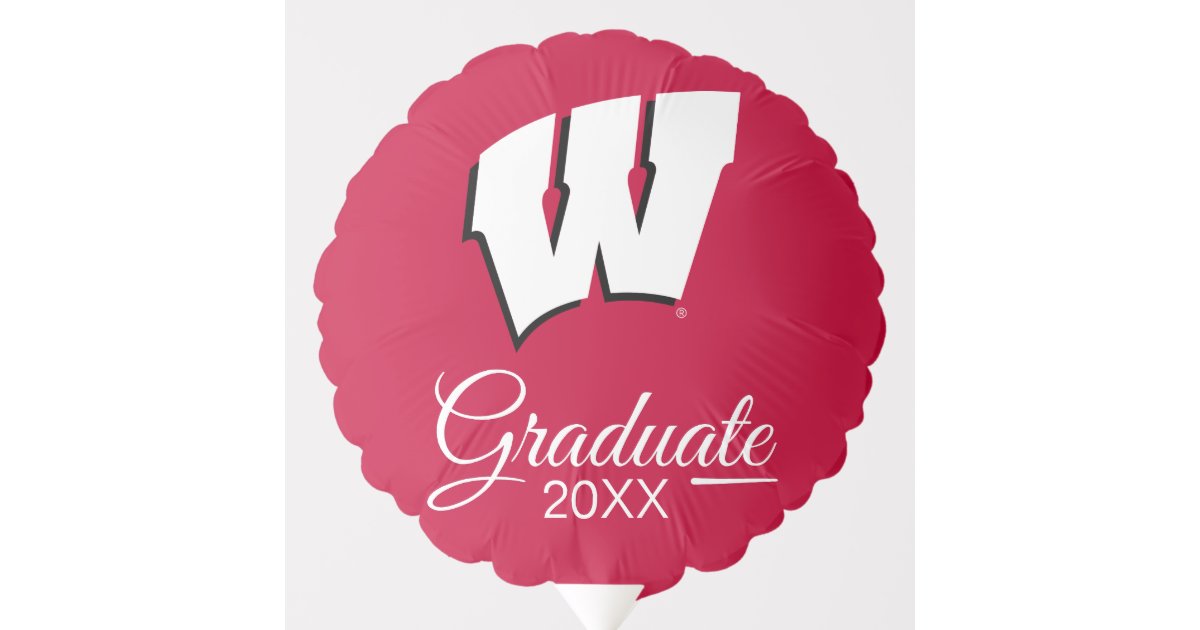 University of Wisconsin | Graduation Balloon | Zazzle