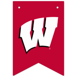 University of Wisconsin | Graduation Bunting Flags | Zazzle