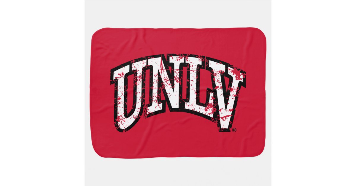 UNLV Distressed Baby Blanket | Zazzle