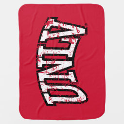 UNLV Distressed Baby Blanket | Zazzle