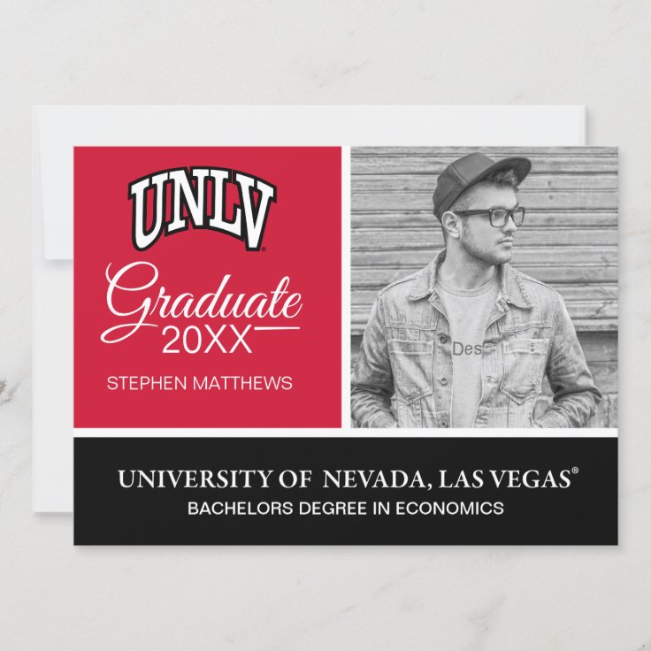 UNLV Graduation Invitation | Zazzle