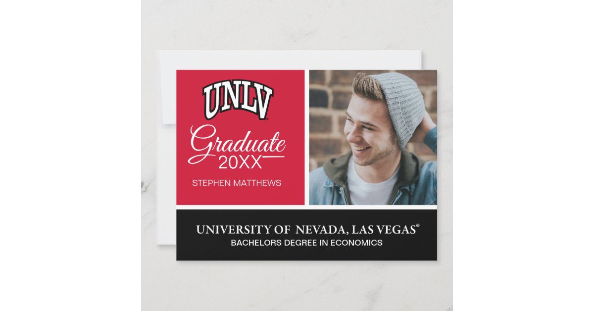 UNLV Graduation Invitation | Zazzle