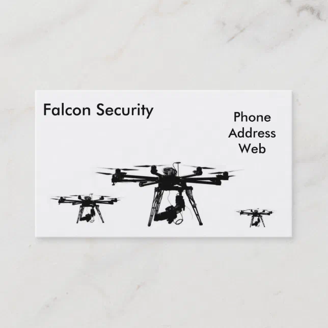 Unmanned Aerial Vehicles or Drones Business Card | Zazzle
