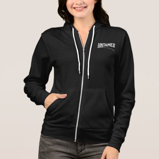 Untamed Fleece Zip Hoodie | Zazzle