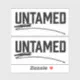 Untamed Stickers | Zazzle