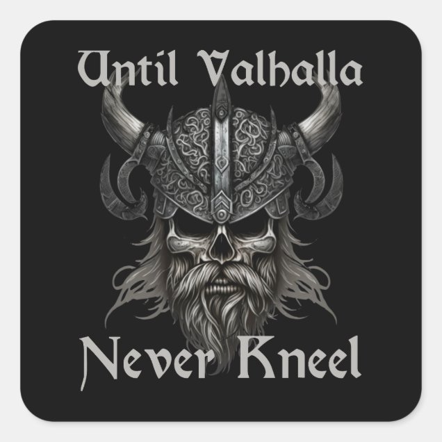 Viking Shield Sticker - Valhalla | Zazzle
