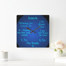 Unusual 1.30 Clock One-Thirty Break Time Clock 5 | Zazzle