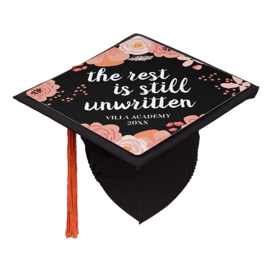 Unwritten | Custom Class Year Graduation Cap Topper | Zazzle.com