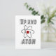Up and ATOM, Science Humor Pun Funny Postcard | Zazzle