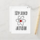 Up and ATOM, Science Humor Pun Funny Postcard | Zazzle