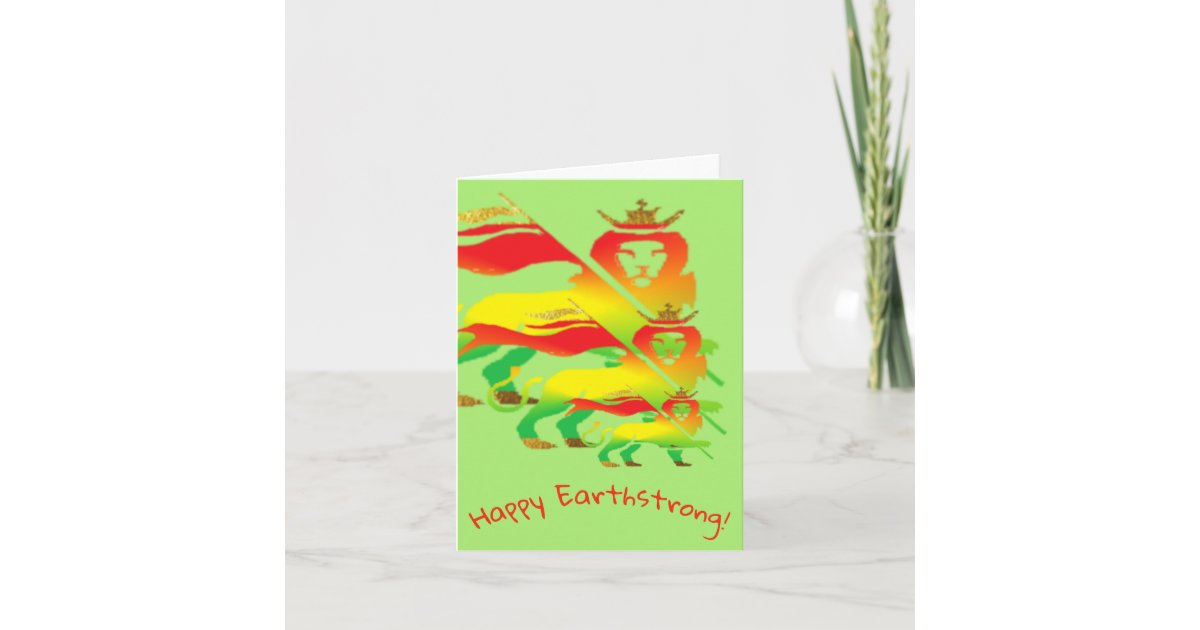 Up! Happy Earthstrong Birthday Card | Zazzle