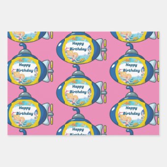 Up-Scope-Submarine Wrapping Paper Sheets | Zazzle