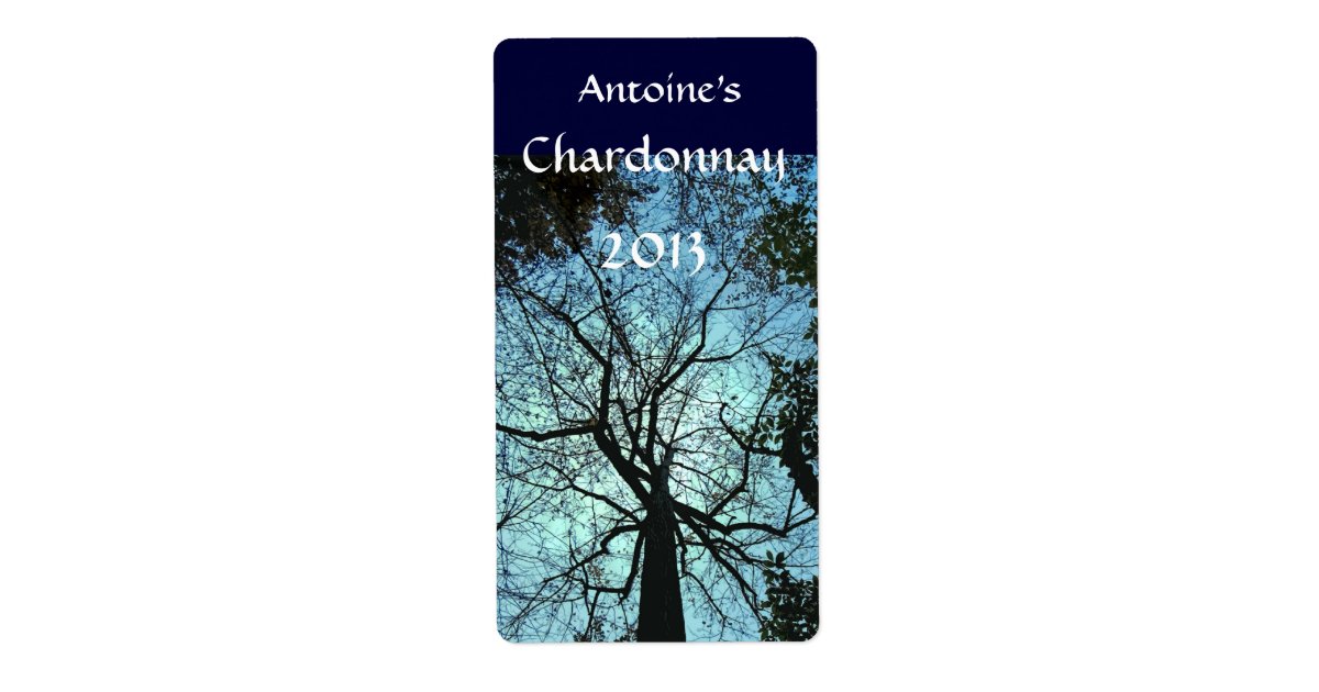 Up the Tree Wine Label | Zazzle