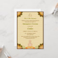 Upanayanam Ceremony Invitation card, Janoi Card | Zazzle