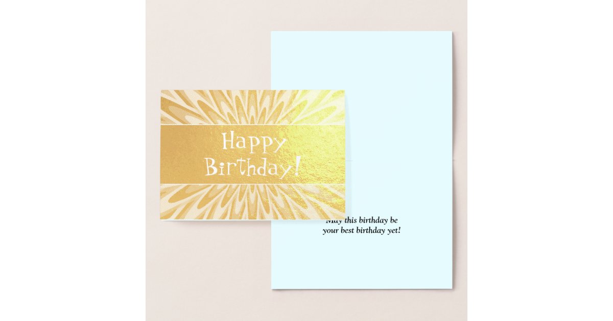 Upbeat, Charismatic "Happy Birthday" Card | Zazzle