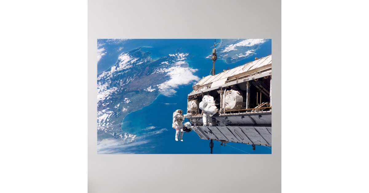 Upgrading the International Space Station Poster | Zazzle