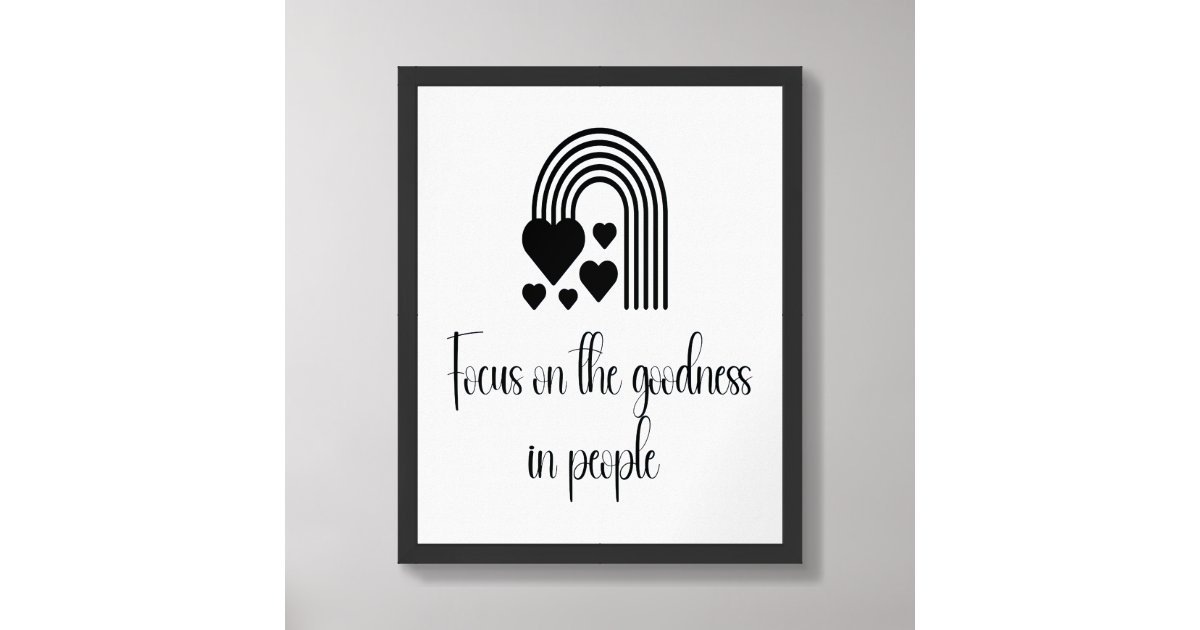 Uplifitng quote poster | Zazzle