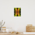 Uplifting Canada Lily Abstract Inspirational Words Poster | Zazzle