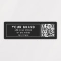 Upload QR code or Logo etc. | Modern Waterproof Labels | Zazzle