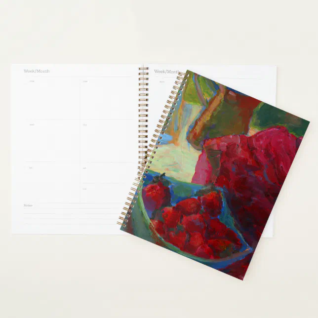 Upload Your Artwork | Turn Custom Painting to Planner | Zazzle