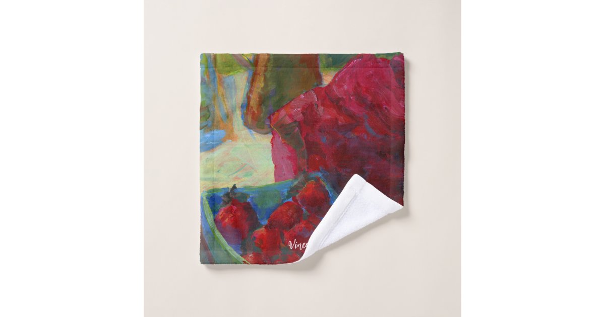 Upload Your Artwork | Turn Custom Painting to Wash Cloth | Zazzle