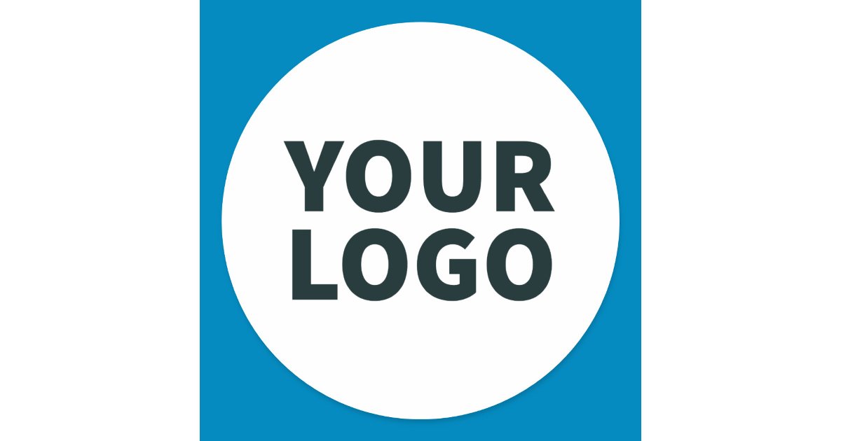 Upload Your Logo Classic Round Sticker | Zazzle