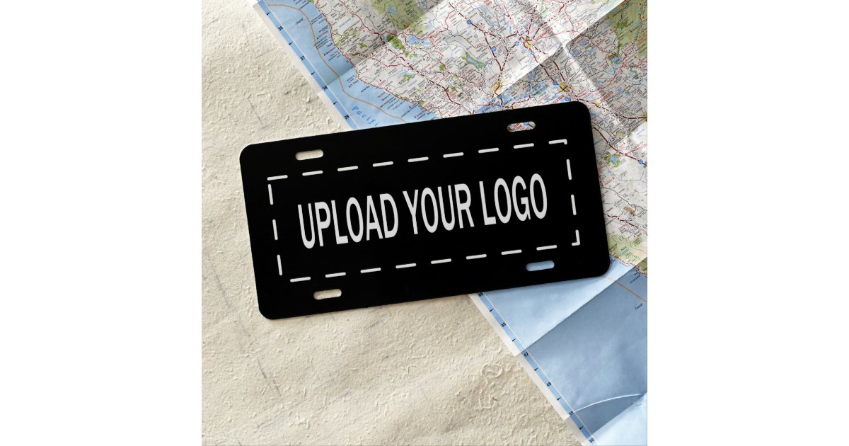 Upload your logo license plate | Zazzle