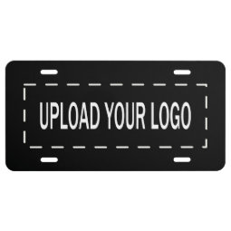 Upload your logo license plate | Zazzle
