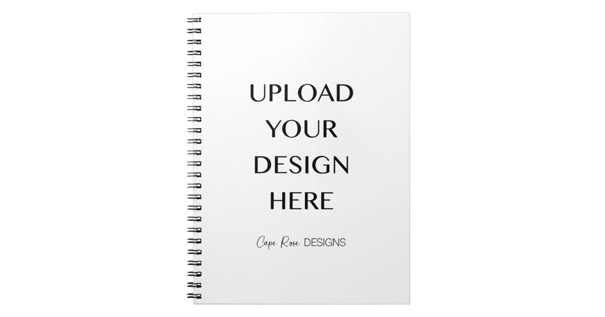 Upload your Own Design Journal/ Notebook | Zazzle