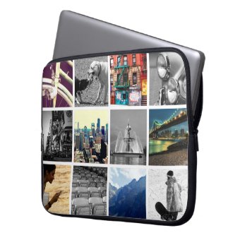 Upload-Your-Own-Photo Collage Laptop Sleeve | Zazzle