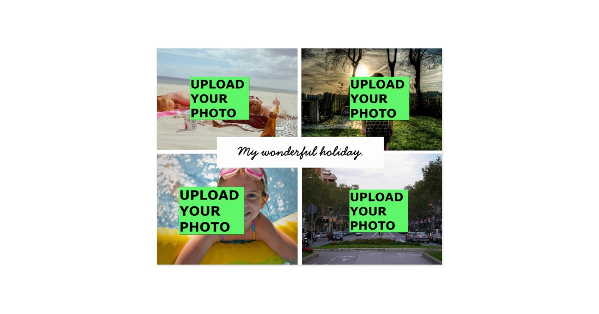 Upload your photo postcard | Zazzle.com