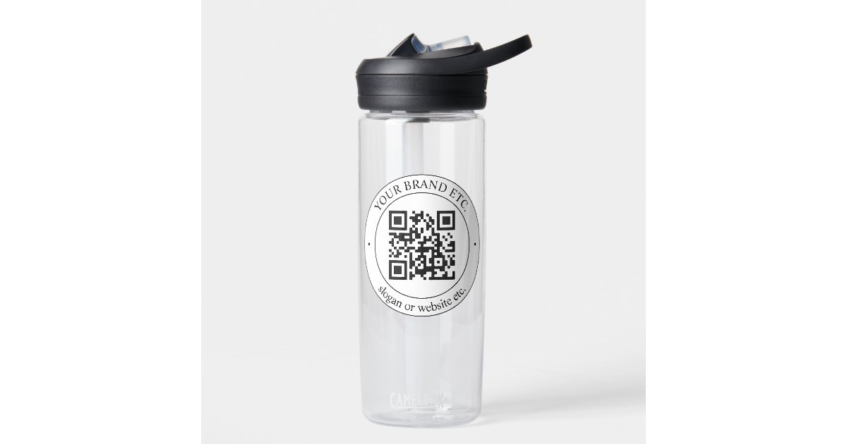 Upload your QR code or Logo for Promotion Water Bottle | Zazzle