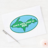 UPPER PENINSULA OF MICHIGAN YOOPER STICKERS | Zazzle