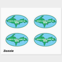 UPPER PENINSULA OF MICHIGAN YOOPER STICKERS | Zazzle