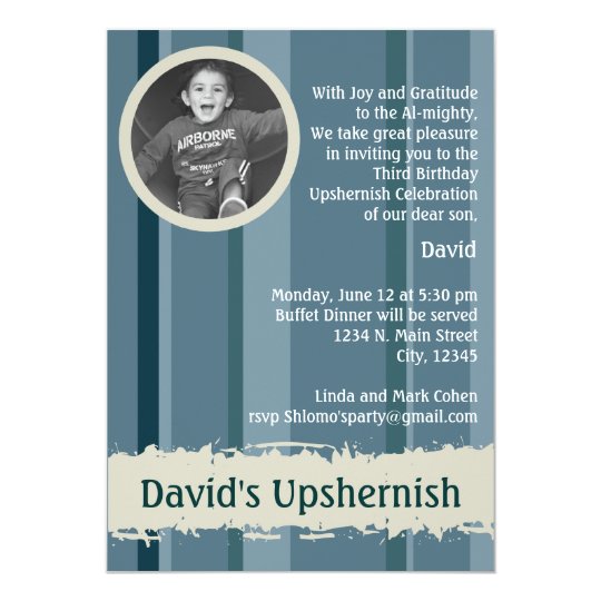 Upshernish Invitation | Zazzle.com