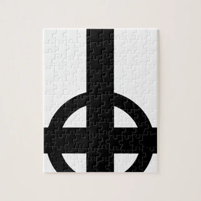 Upside Down Cross Jigsaw Puzzle | Zazzle