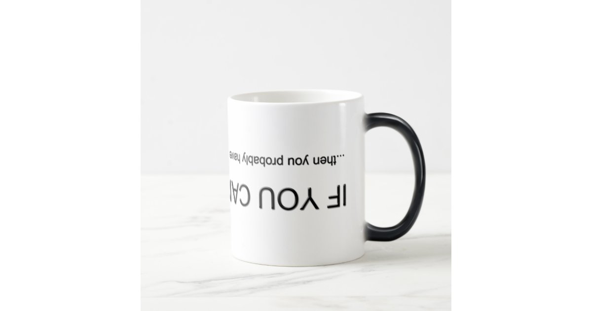 Upside Down Mug | Zazzle