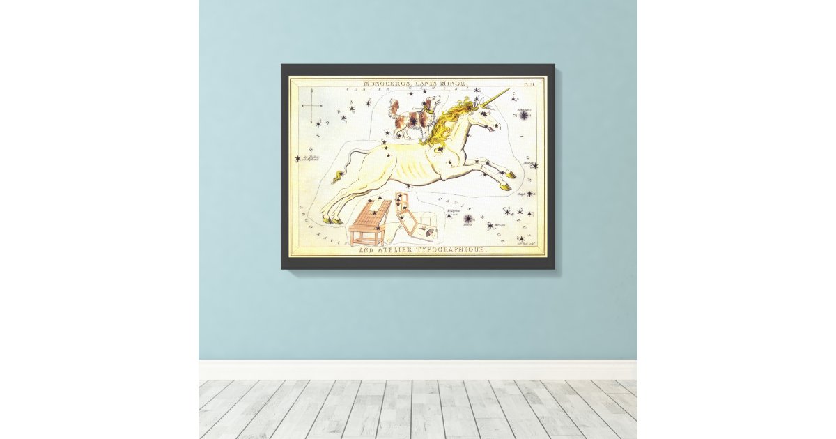 Urania's Mirror, Vintage Astronomy Celestial Map Canvas Print | Zazzle