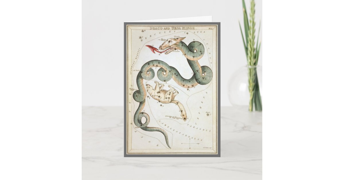 Urania's Mirror, Vintage Astronomy Celestial Map Card | Zazzle