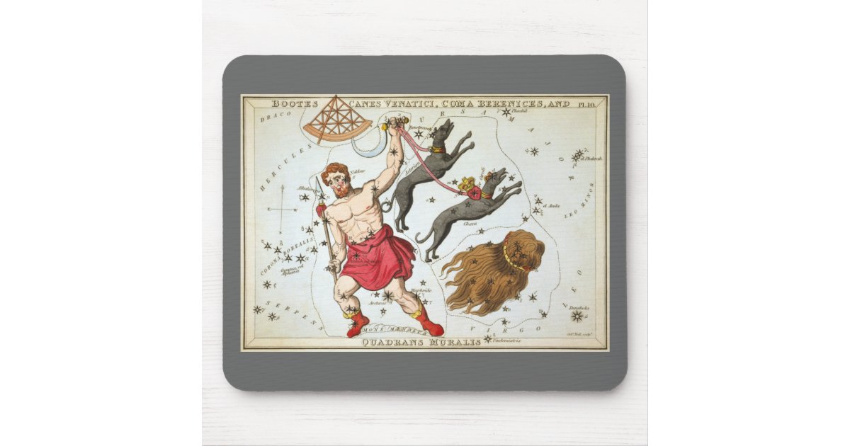 Urania's Mirror, Vintage Astronomy Celestial Map Mouse Pad | Zazzle