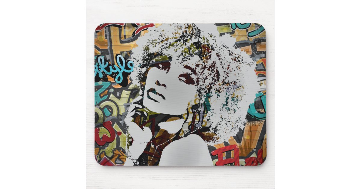 Urban Allure Graffiti Mouse Pad | Zazzle